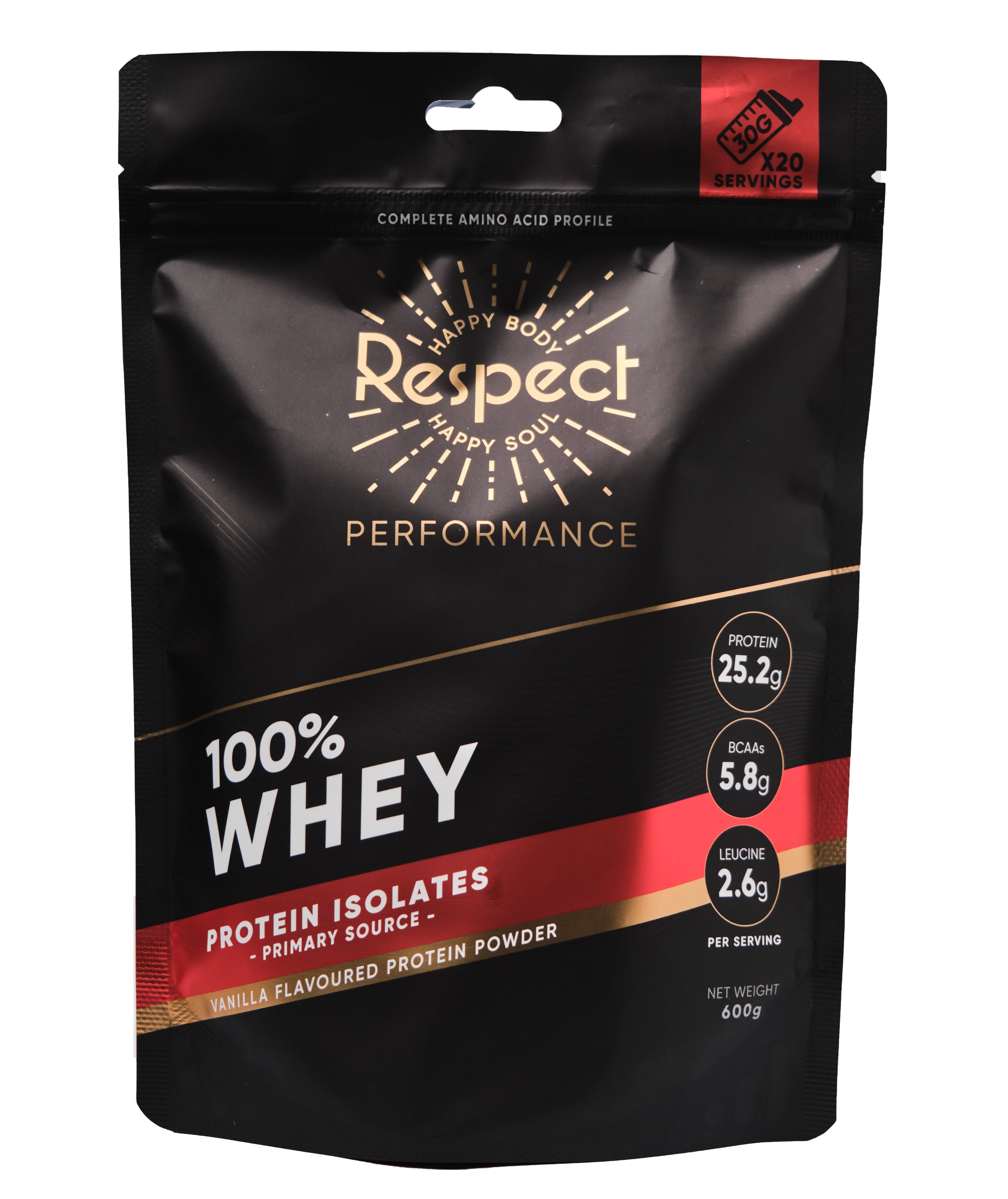 Performance - Whey Protein Vanilla – Respect - Happy body - Happy soul